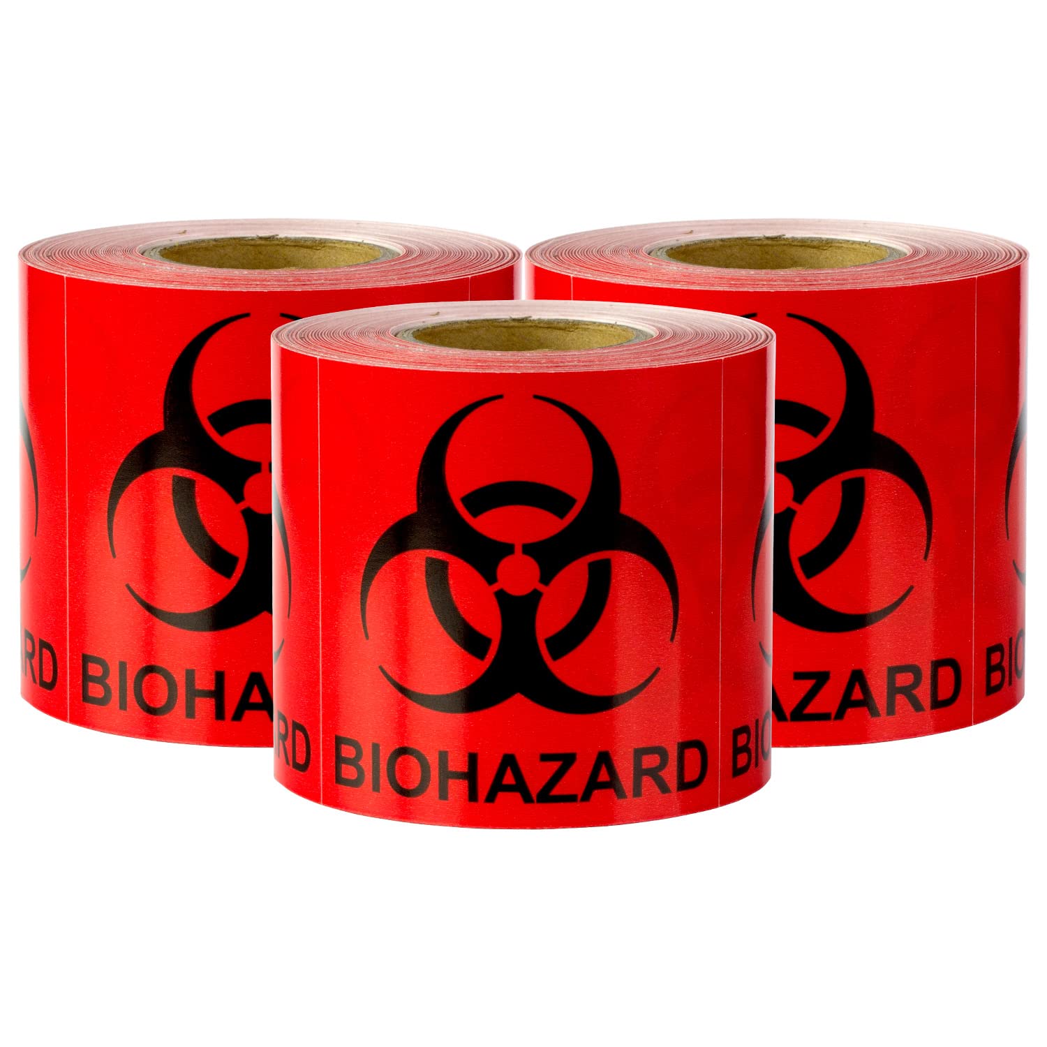Snapklik.com : OfficeSmartLabels - 2x2 Biohazard Stickers Warning Sign