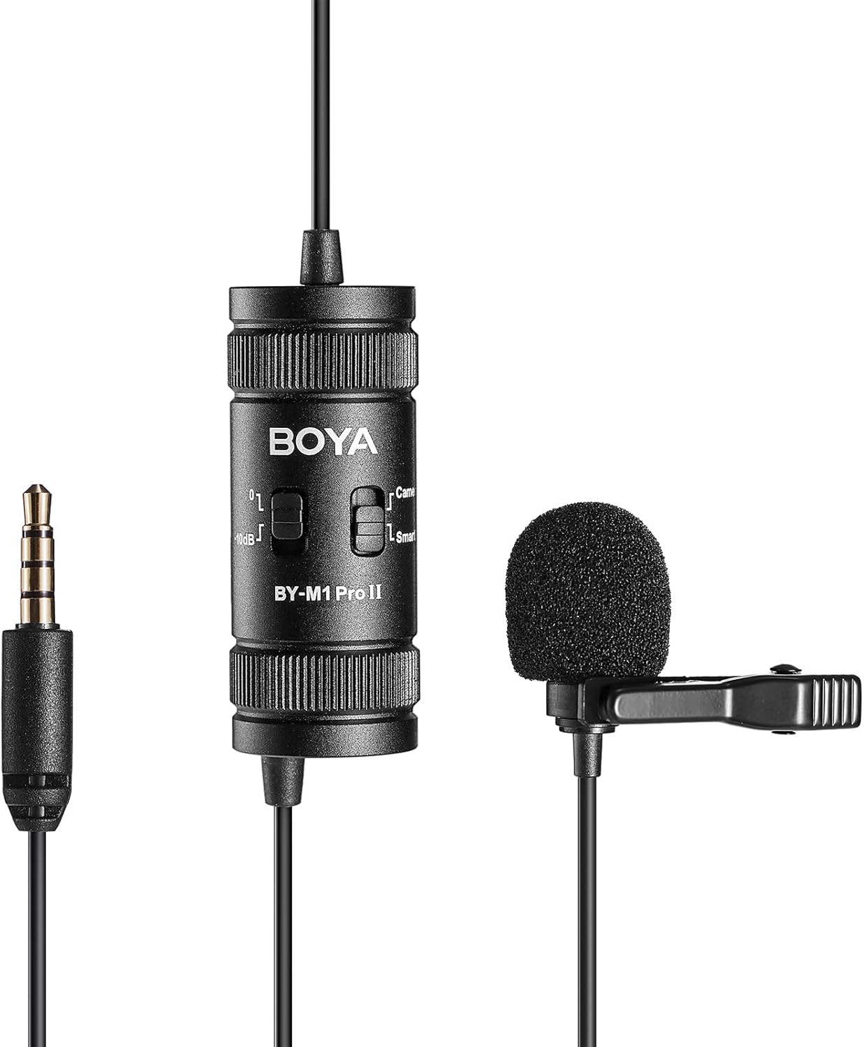 Amazon.com : BOYA by-M1 Pro II Universal Clip-on Microphone Omni ...