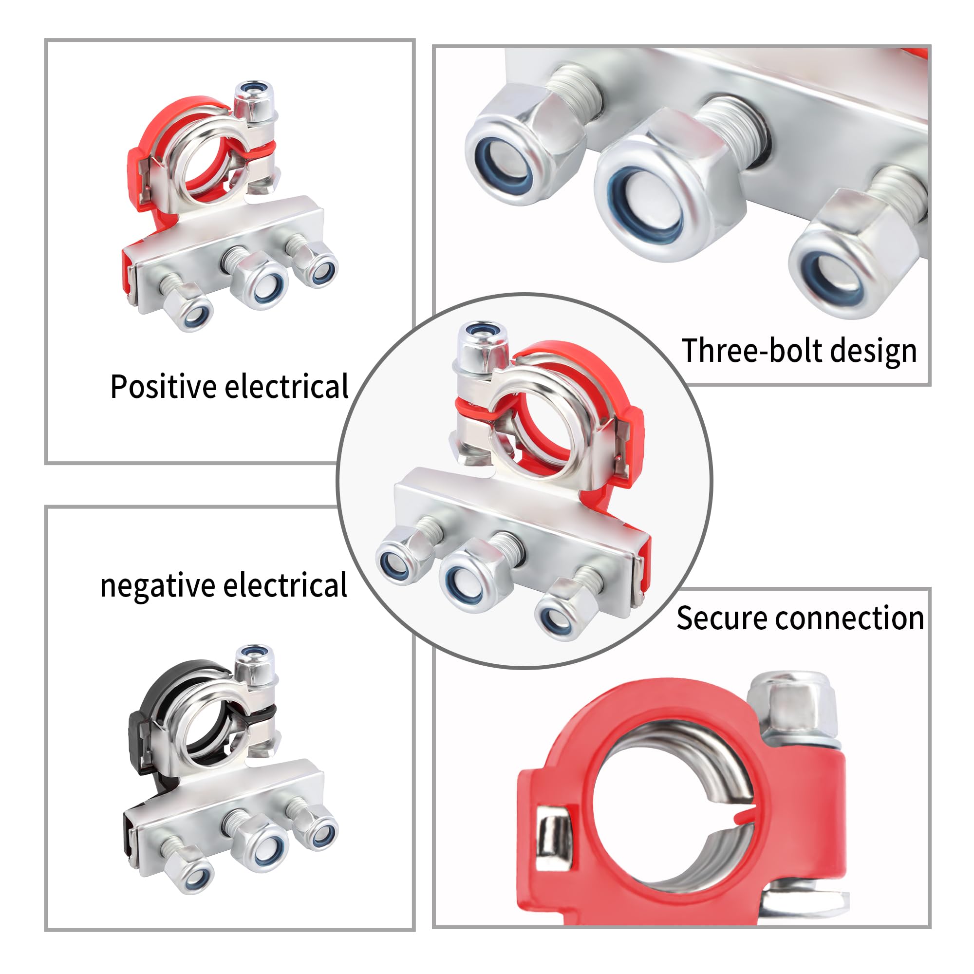 Snapklik.com : 2PCS Battery Terminal Connectors,Heavy Duty Battery ...