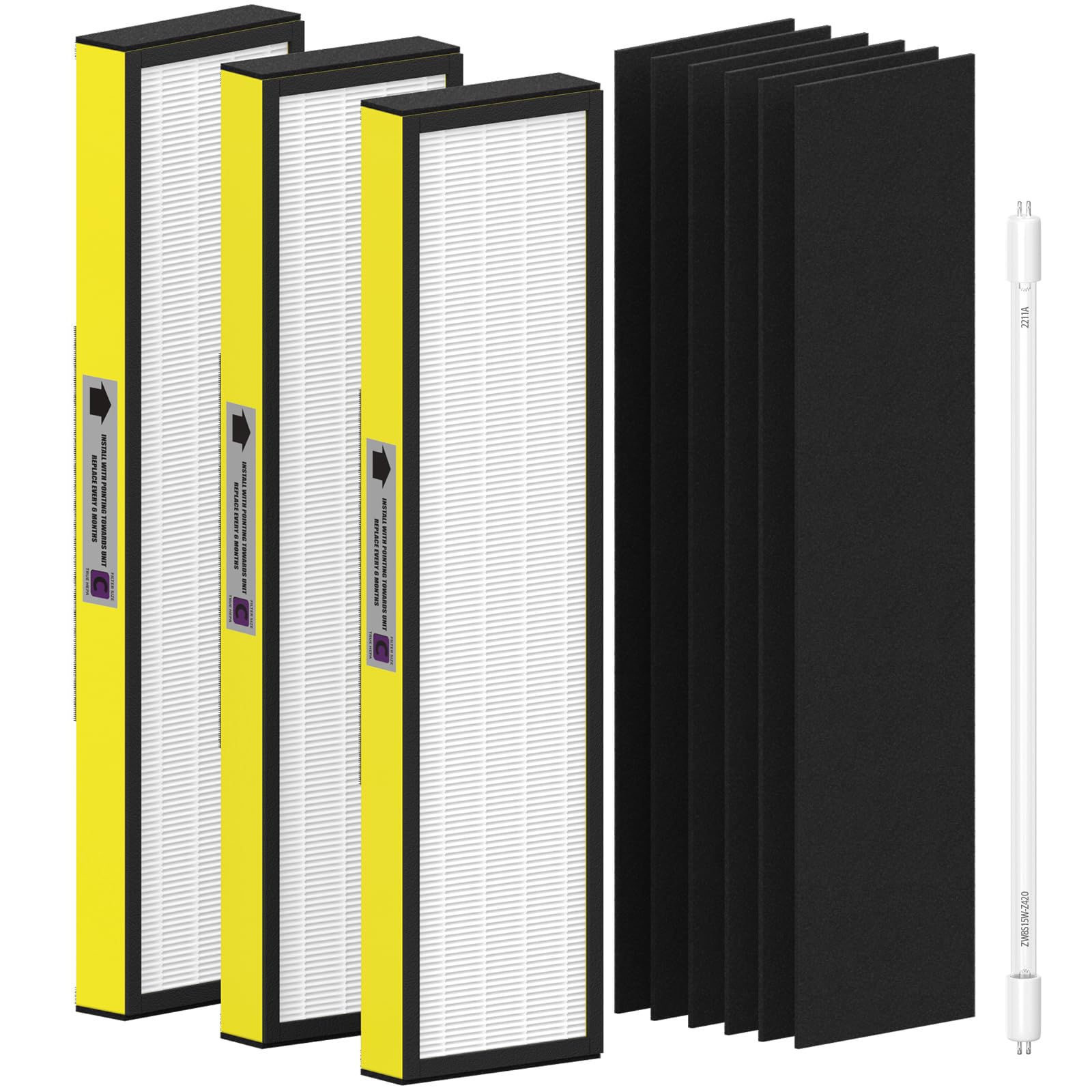 Amazon.com: 3 Pack FLT5000 True HEPA Replacement Filter C with LB5000 ...