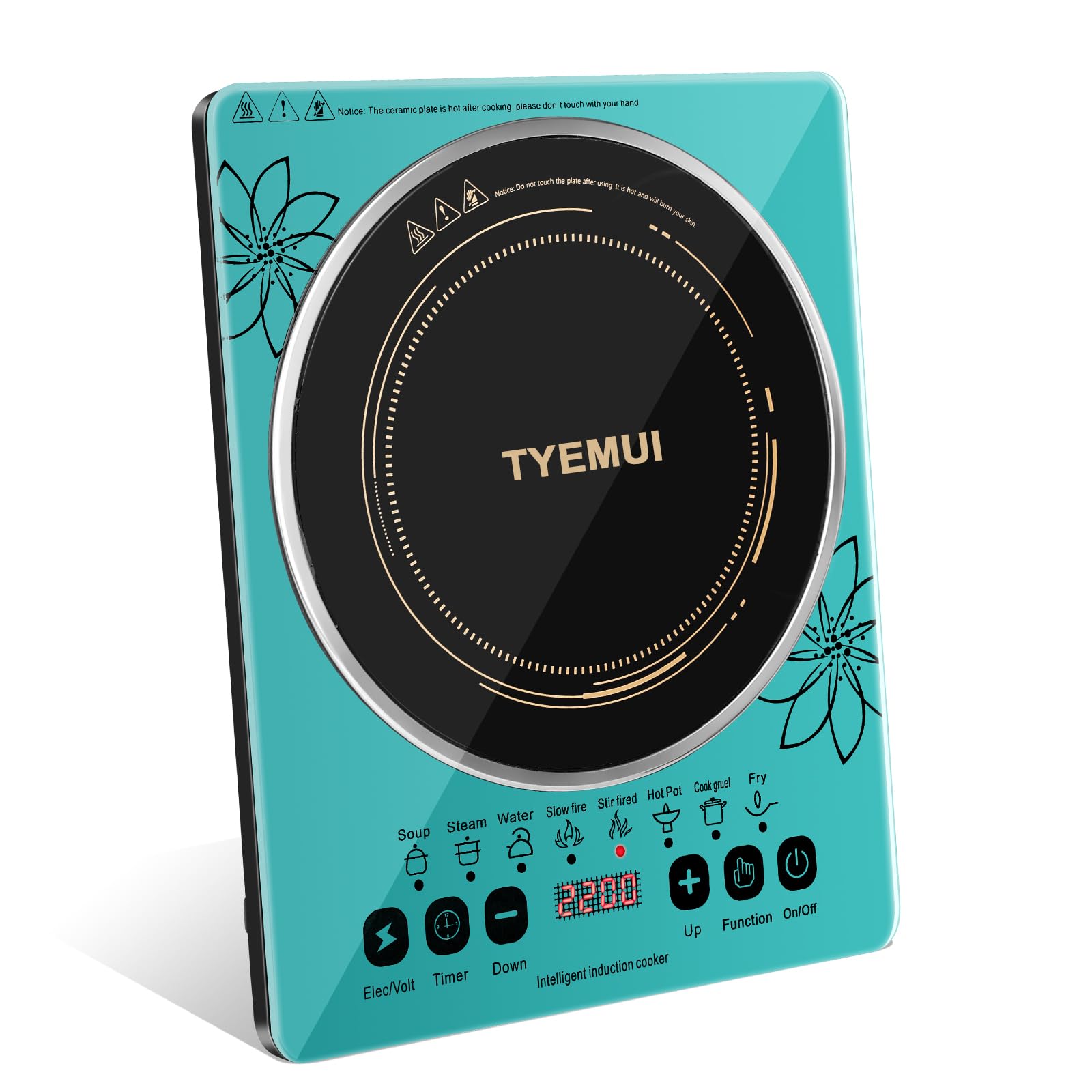 Induction Cooktop Hot Plates for Cooking, 2200W Electric Single Burner ...