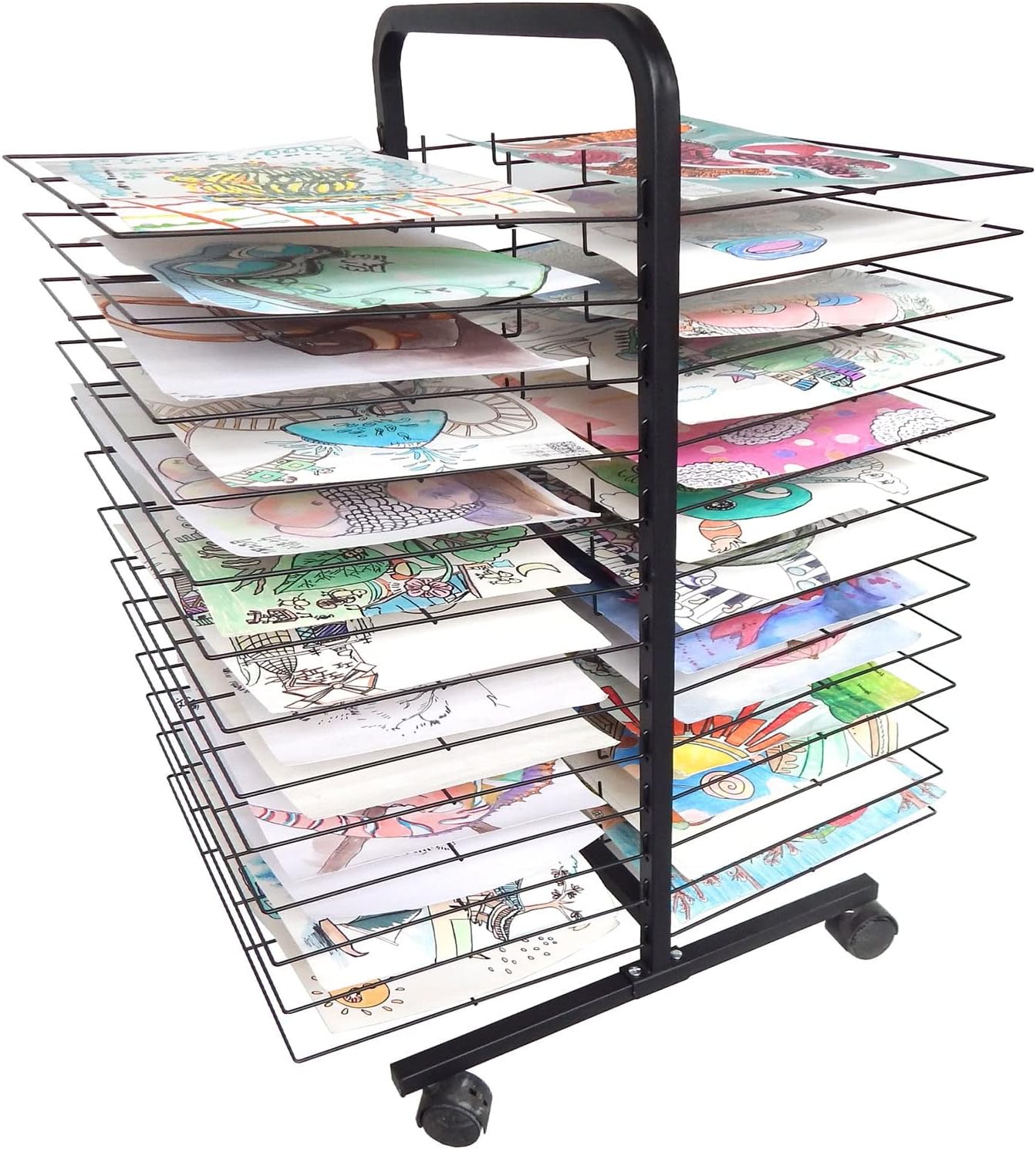 Amazon.com: Art Drying Rack Painting Craft Artwork Canvas Storage ...