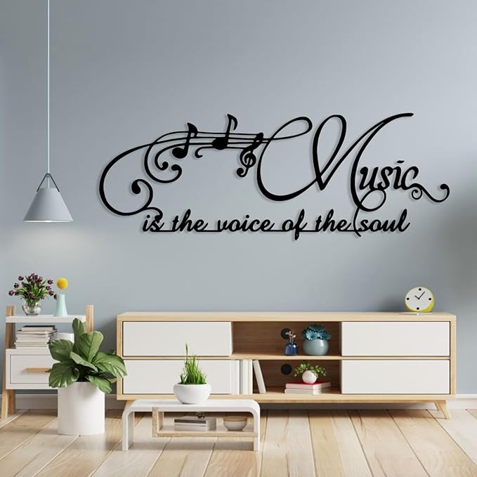 Amazon.com: OSTCAL Musical Wall Art Metal, Musical Wall Decor, Music ...