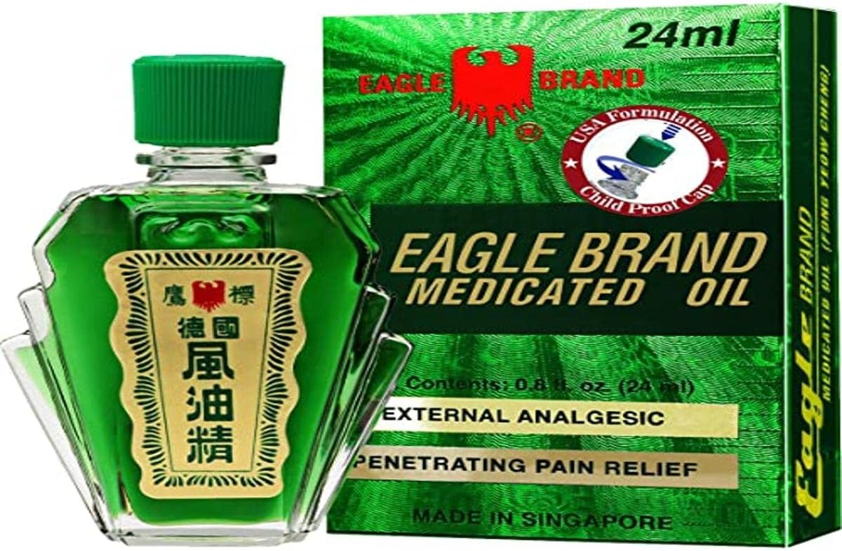 Eagle Brand Medicated Oil 0.8 Oz - 24 ml Bottle : Amazon.com.au: Health ...
