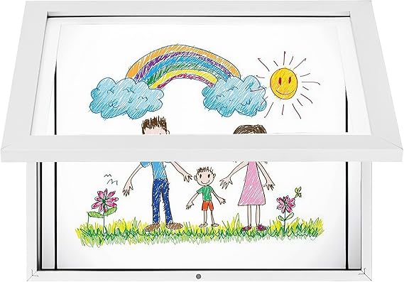 Amazon.com: SCWF-GZ Kids Picture Frame Artwork Fit A4 8.5x11 to 10x12.5 ...