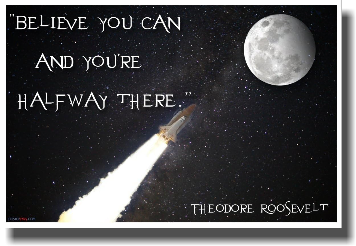 Amazon.com: Believe You Can and You're Halfway There - NEW Classroom ...