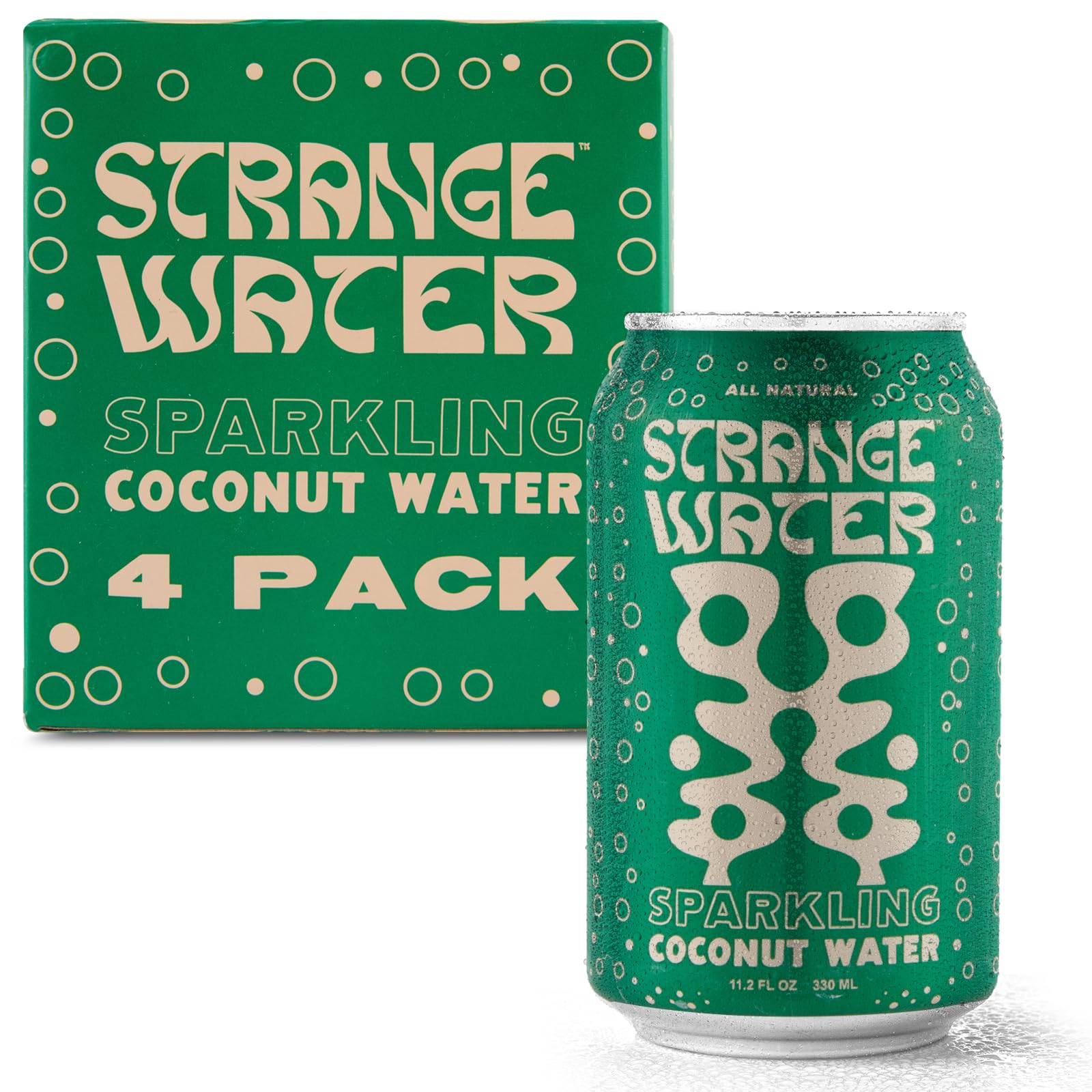 Amazon.com : Strange Water Sparkling Coconut Water (4 Pack, Sparkling Water) : Grocery & Gourmet ...