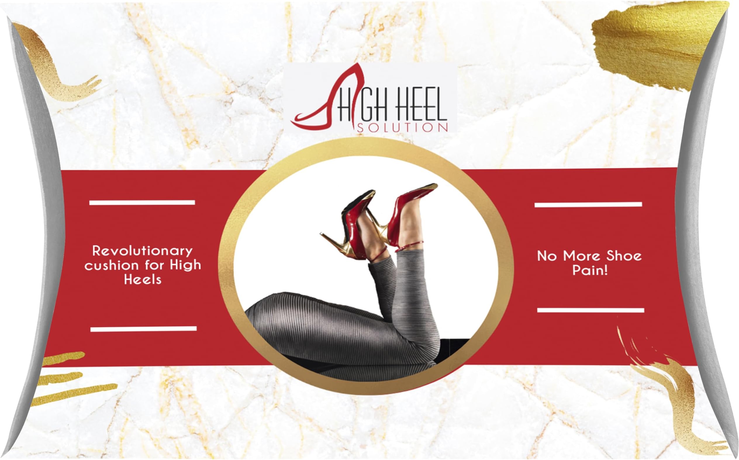 Amazon.com: High Heel Solution Heel Support Pads, 10 Pairs per Pack ...