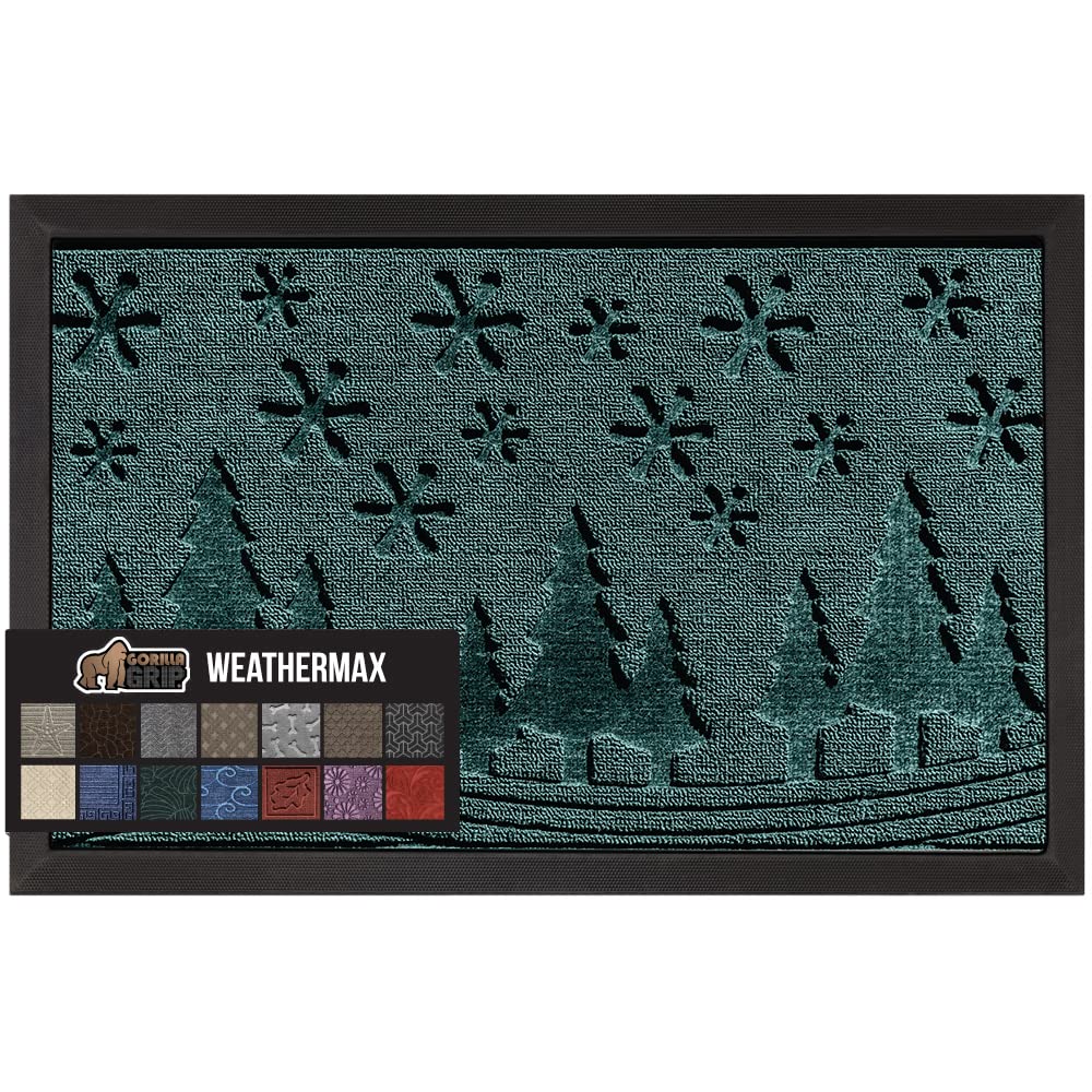 Amazon.com: Gorilla Grip 100% Waterproof All-Season WeatherMax Doormat ...