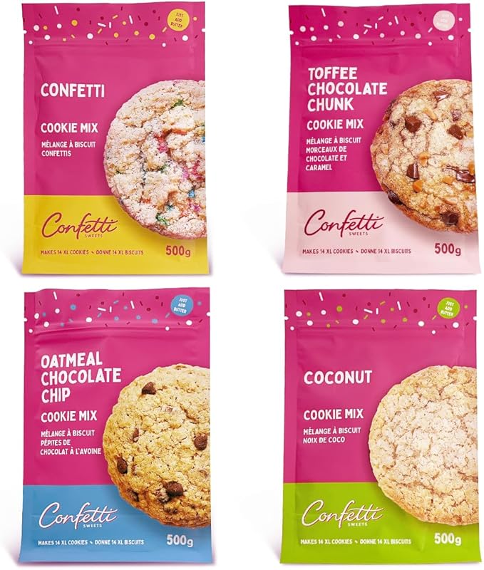 Confetti Sweets Totally Awesome Variety Pack - Coconut, Toffee ...