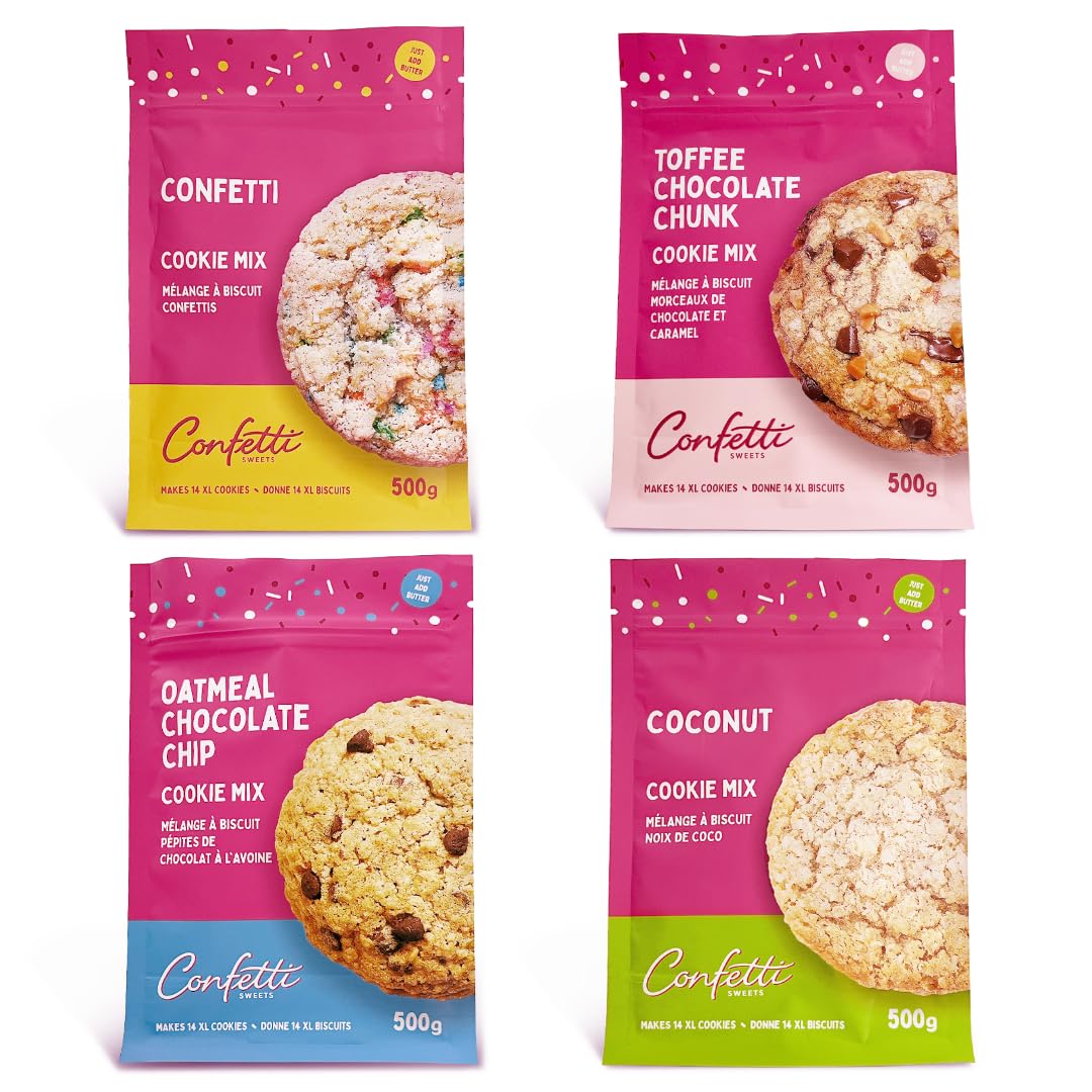 Confetti Sweets Totally Awesome Variety Pack - Coconut, Toffee ...