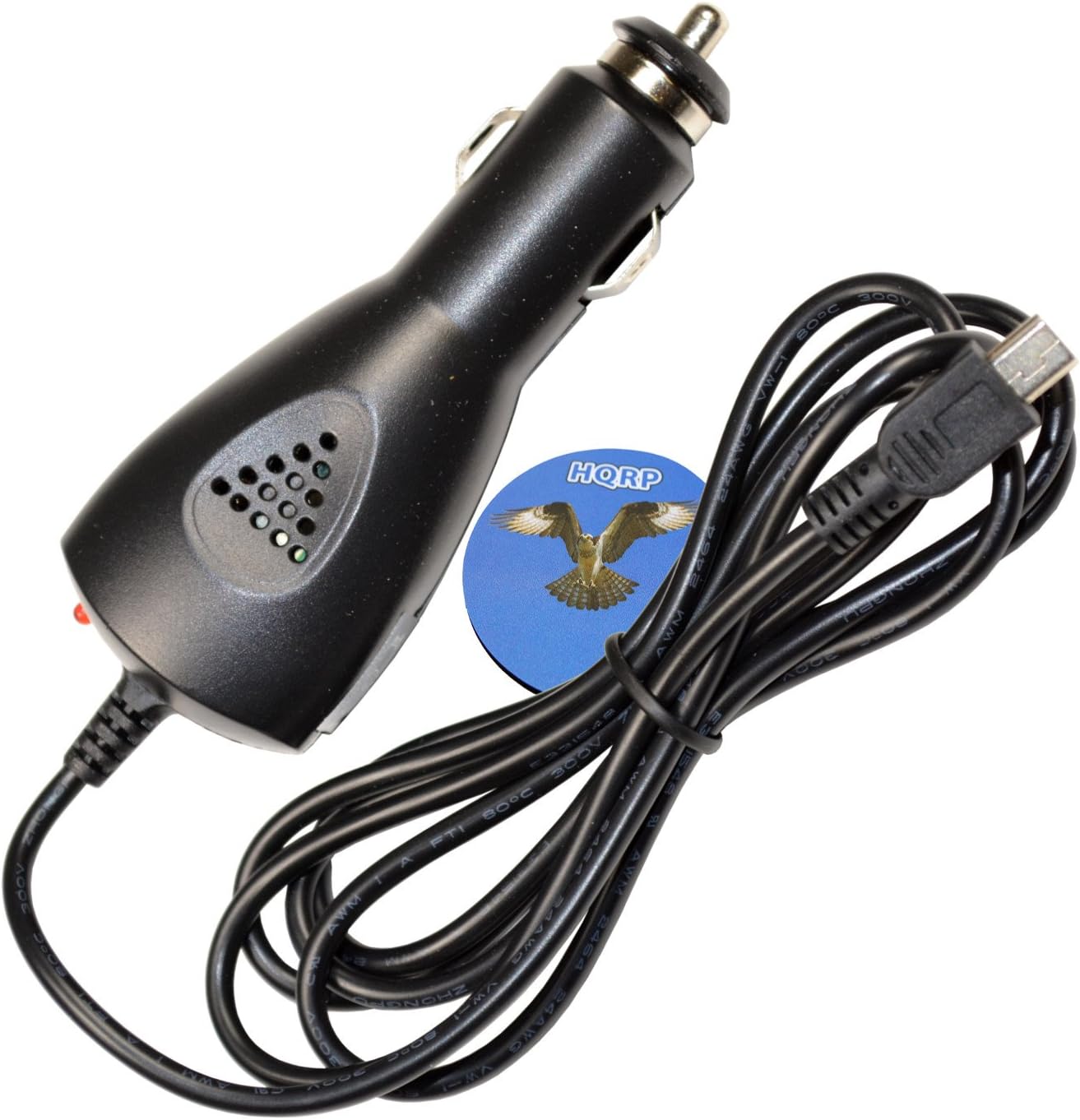 HQRP Travel Car Charger for Garmin Nuvi 1200, 1250, 1260T, 1300, 1350 ...
