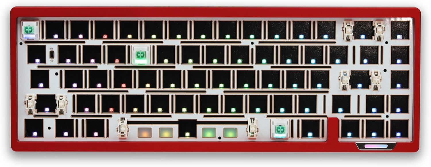 Amazon.com: Glacier Weikav Lucky65 V3, 65% Mechanical Keyboard Kit ...