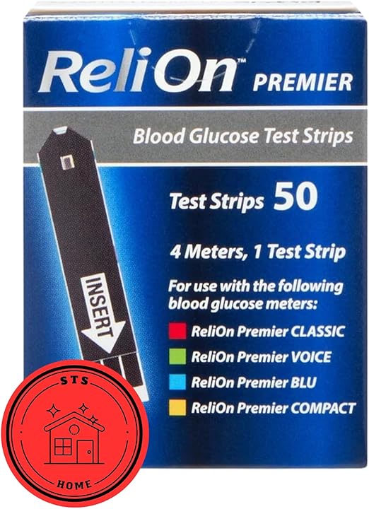 Amazon.com: ReliOn Premier Blood Glucose Test Strips | Blood Glucose ...