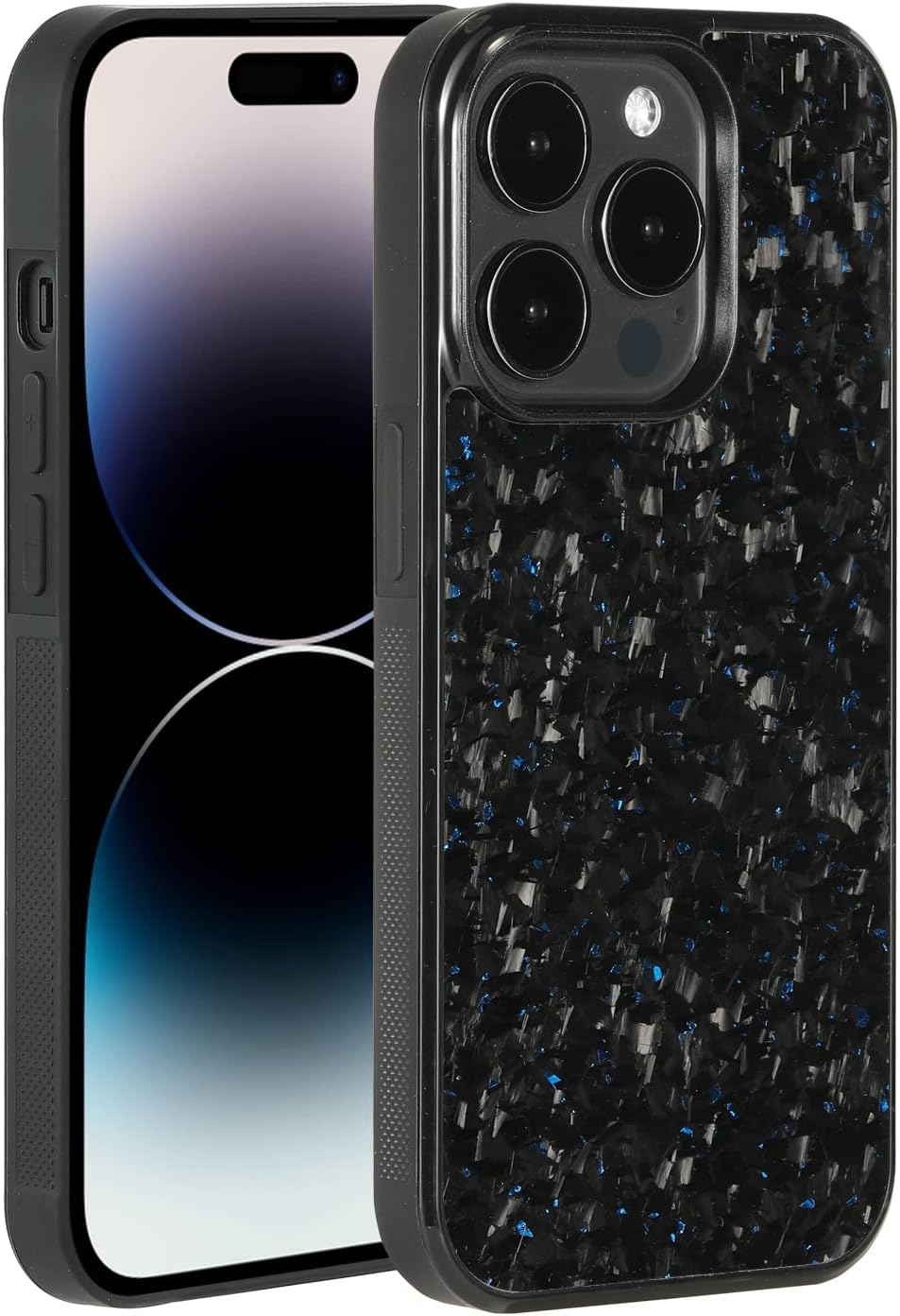 Amazon.com: molzar Grip Series for iPhone 14 Pro Case with Real Forged ...