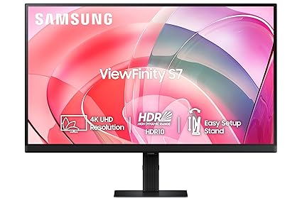 Samsung 27" (68.47cm) 4K ViewFinity S7 Monitor|UHD 3840 x 2160|IPS ...