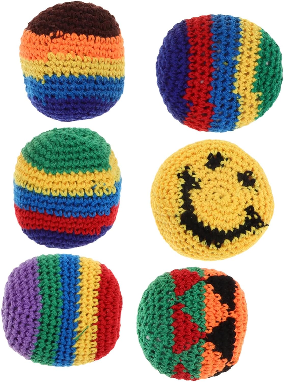 Amazon.com: ibasenice Funny Hacky Ball Sacks, 6pcs Knit Sack Balls Kids ...
