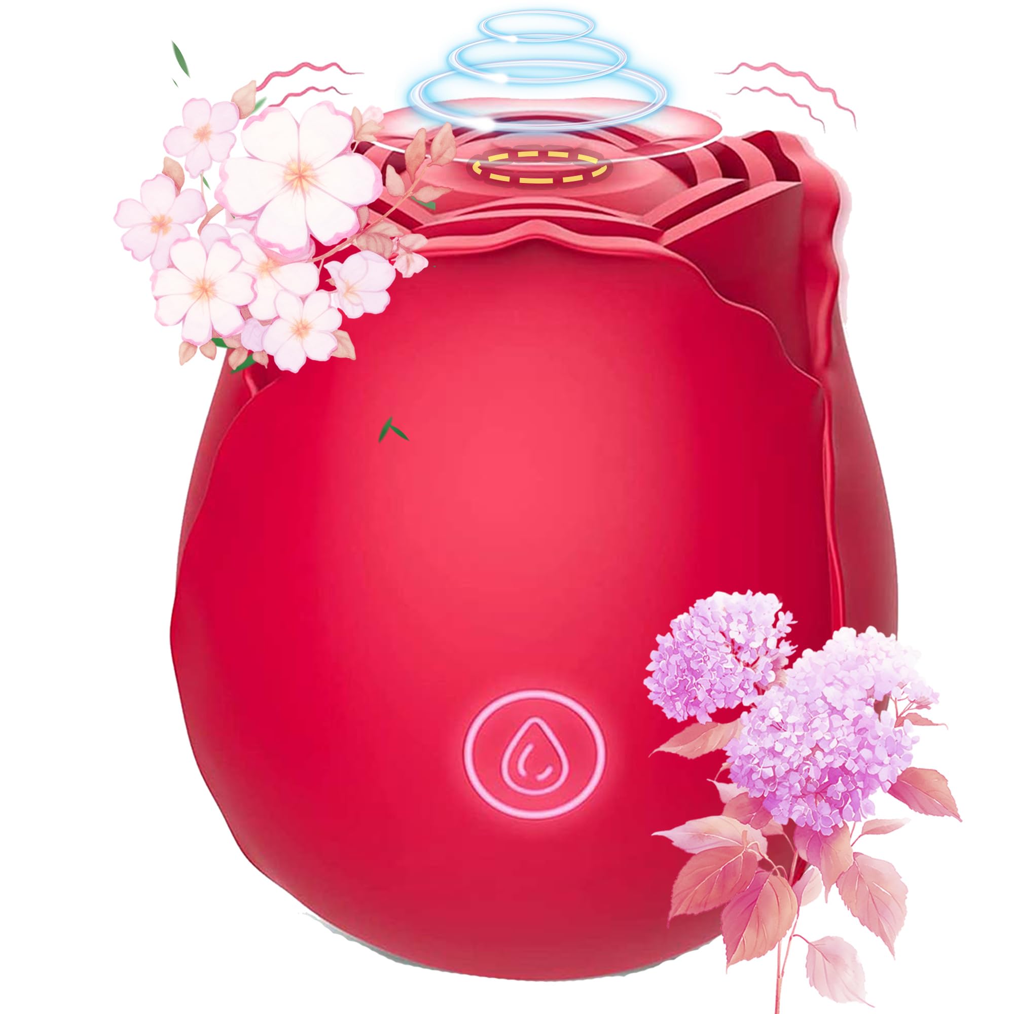 Amazon.com: Portable Mini Roses Shape Sucker for Women Rose Clitioral ...