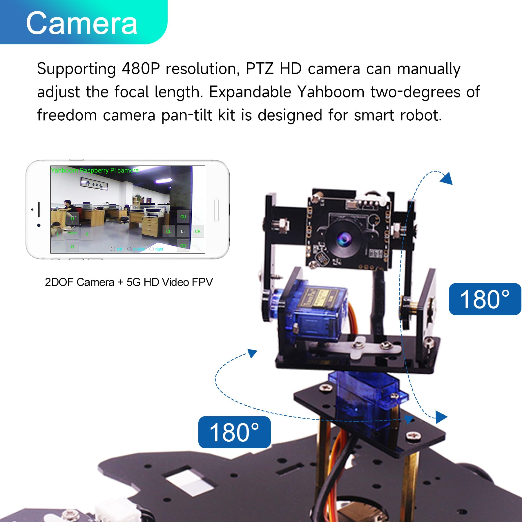 Snapklik.com : Yahboom Raspberry Pi Multifunctional DIY Programming Car Kit Starter AI Visual ...