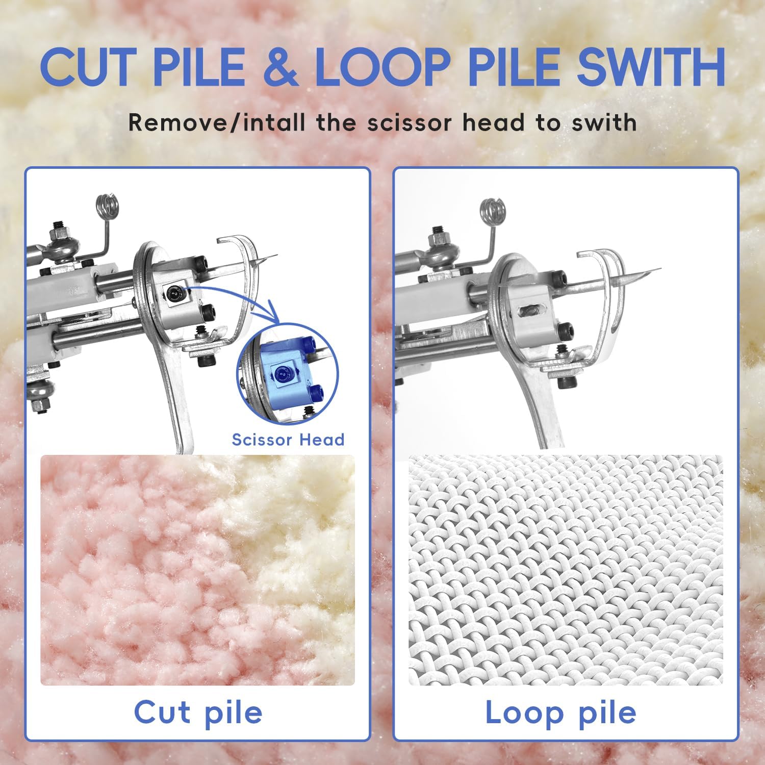 Cut Pile Tufting Gun Cut Pile Tufting Gun Cut Pile Tufting Gun Cut Pile ...