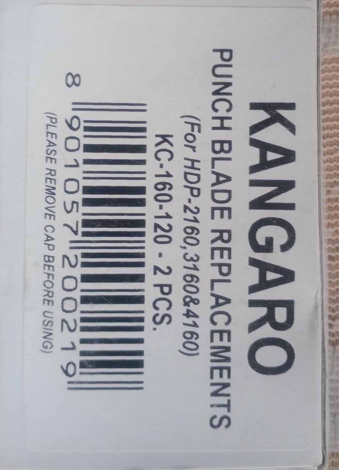 Generic KANGAROO PUNCH BLADE REPLACEMENT (FOR HDP-2160,3160/4160) KC ...