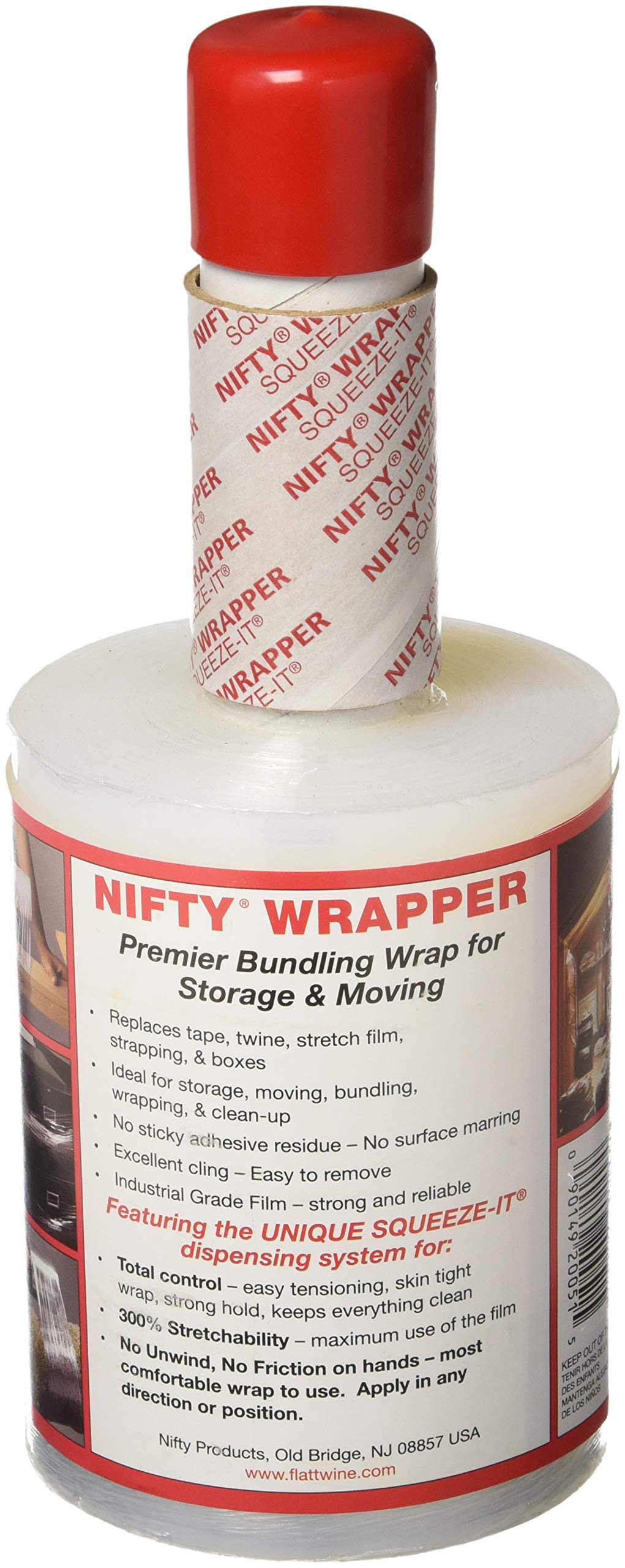 Amazon.com: NIFTY PRODUCTS 5" x1000' Nifty Wrapper, No Size, No Color ...