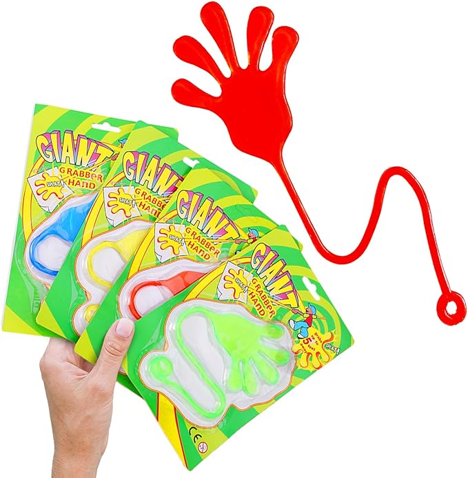 Yeefunjoy Sticky Hands, Large Sticky Stretchy Toys Set, Wacky Fun ...