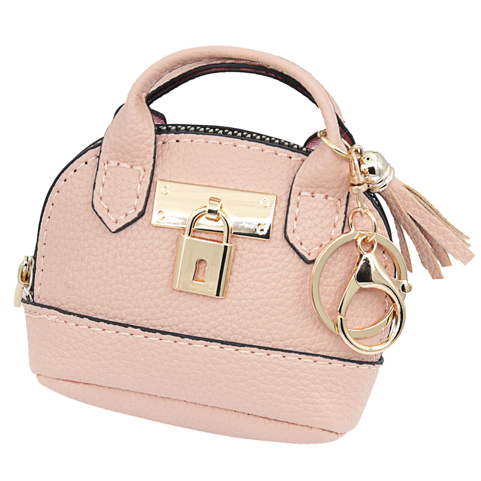 Amazon.com: Zitokin Mini Tote Purse Keychain, Cute Tote Bag Coin Purse ...