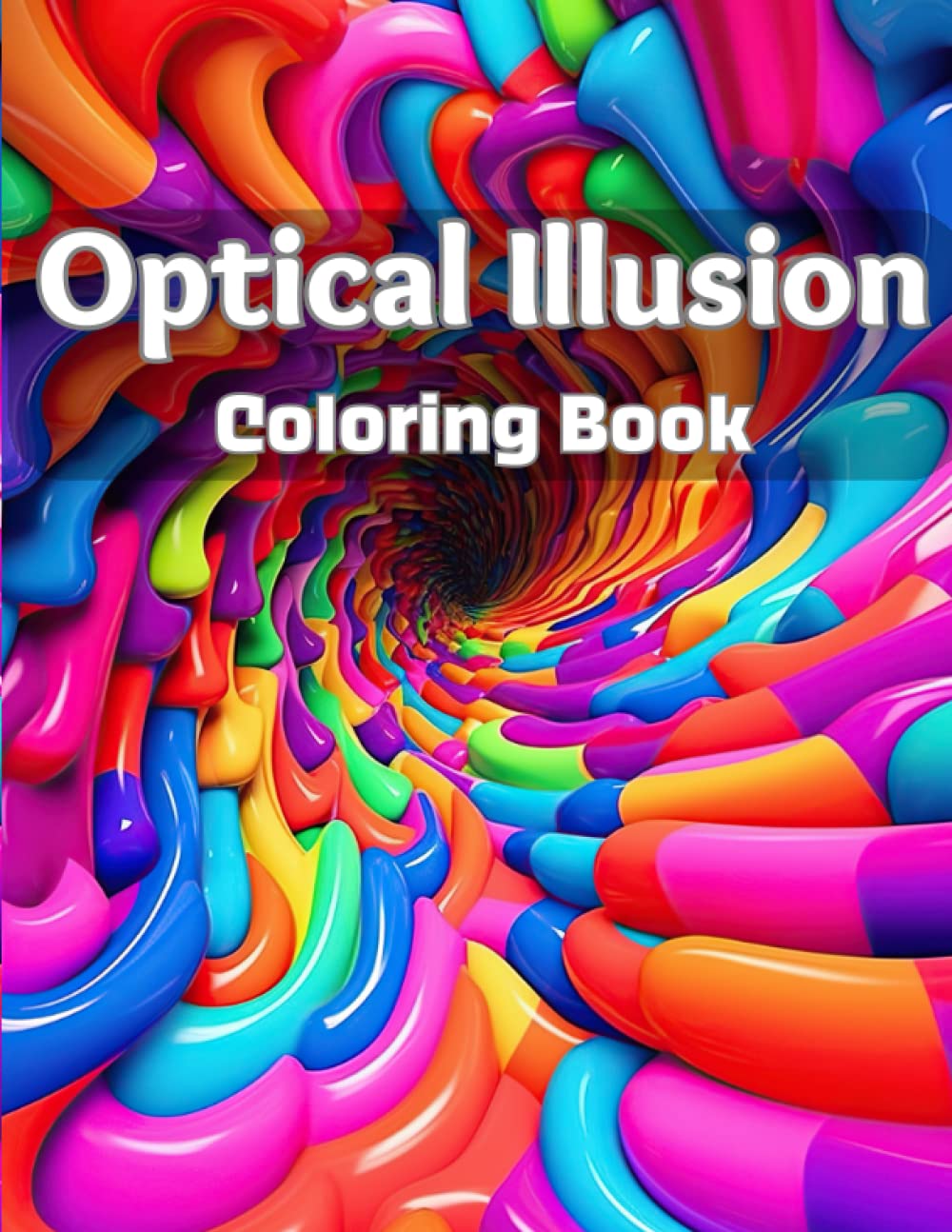 Optical Illusion Coloring Book: Abstract Patterns and Geometric Shapes ...