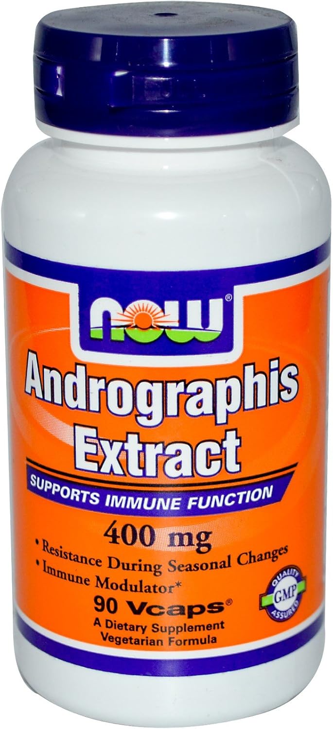 Amazon.com: Now Foods Andrographis Extract 400 mg - 90 Vcaps 4 Pack ...
