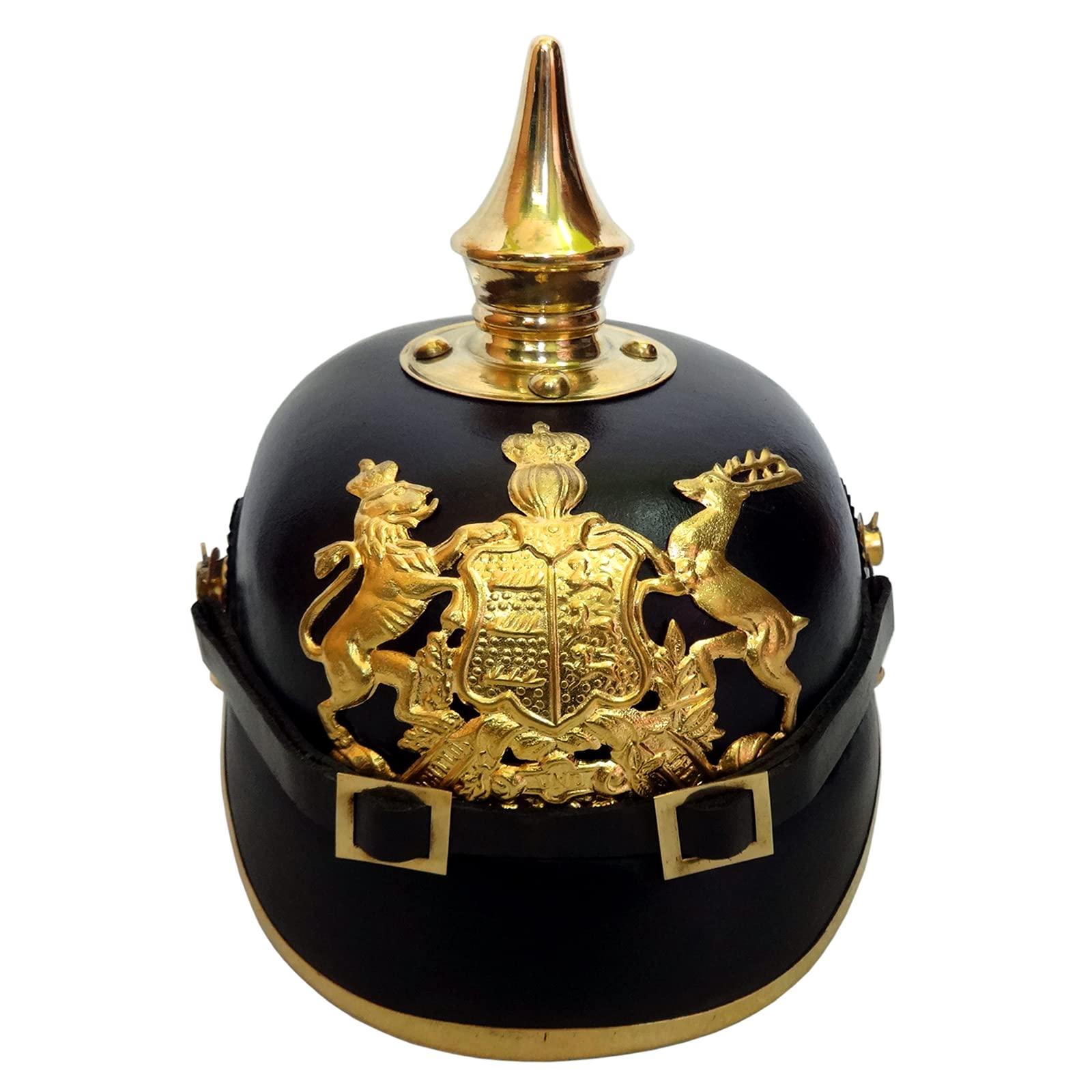Buy Generic German Pickelhaube Spiked Helmet Leather Pickelhaube ...