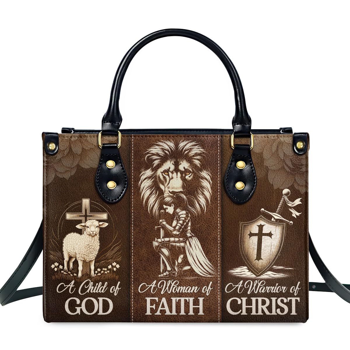 Amazon.com: Jesuspirit Leather Handbags For Women - Bible Bags ...