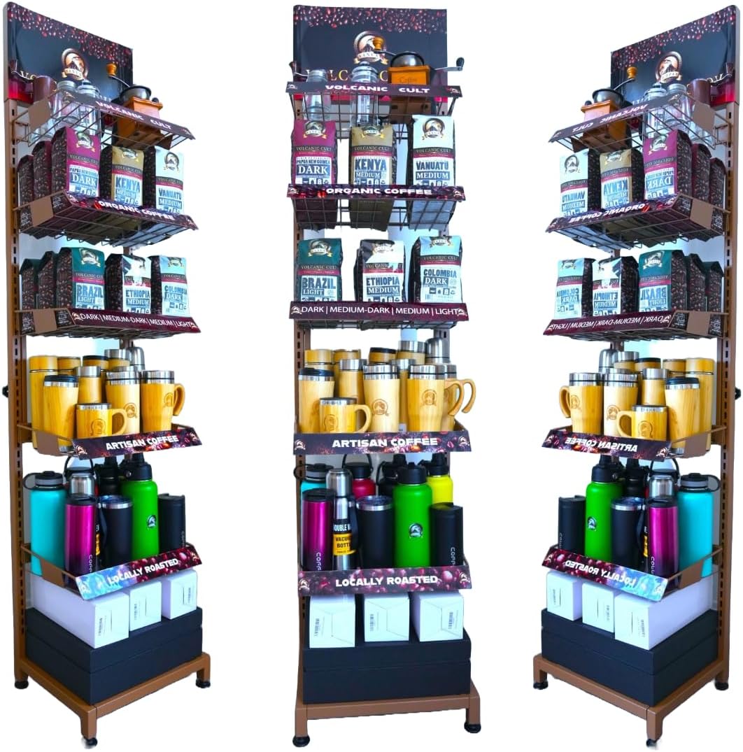 Amazon.com: Custom Floor Display Stand Rack Organizer for Gloceries ...