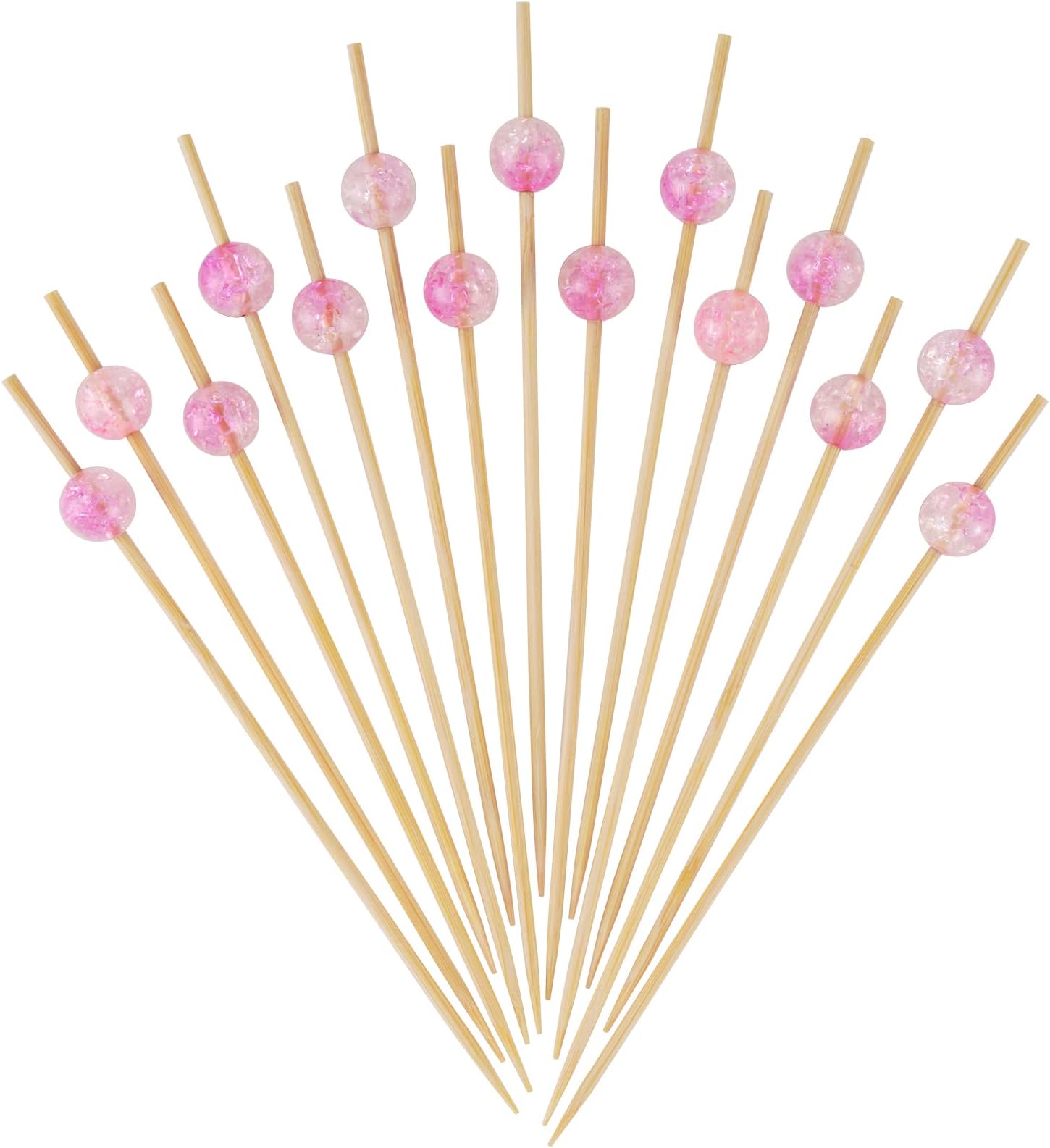 Amazon.com | 150 Pack of Decorative Toothpicks for Appetizers, Bamboo ...