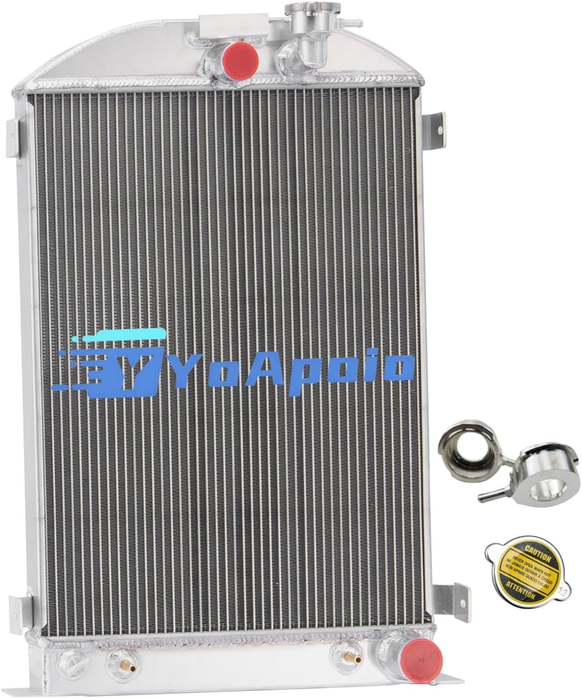 Amazon.com: YoApoio 3 Row Aluminum Radiator for 1930-1931 1932 Ford ...