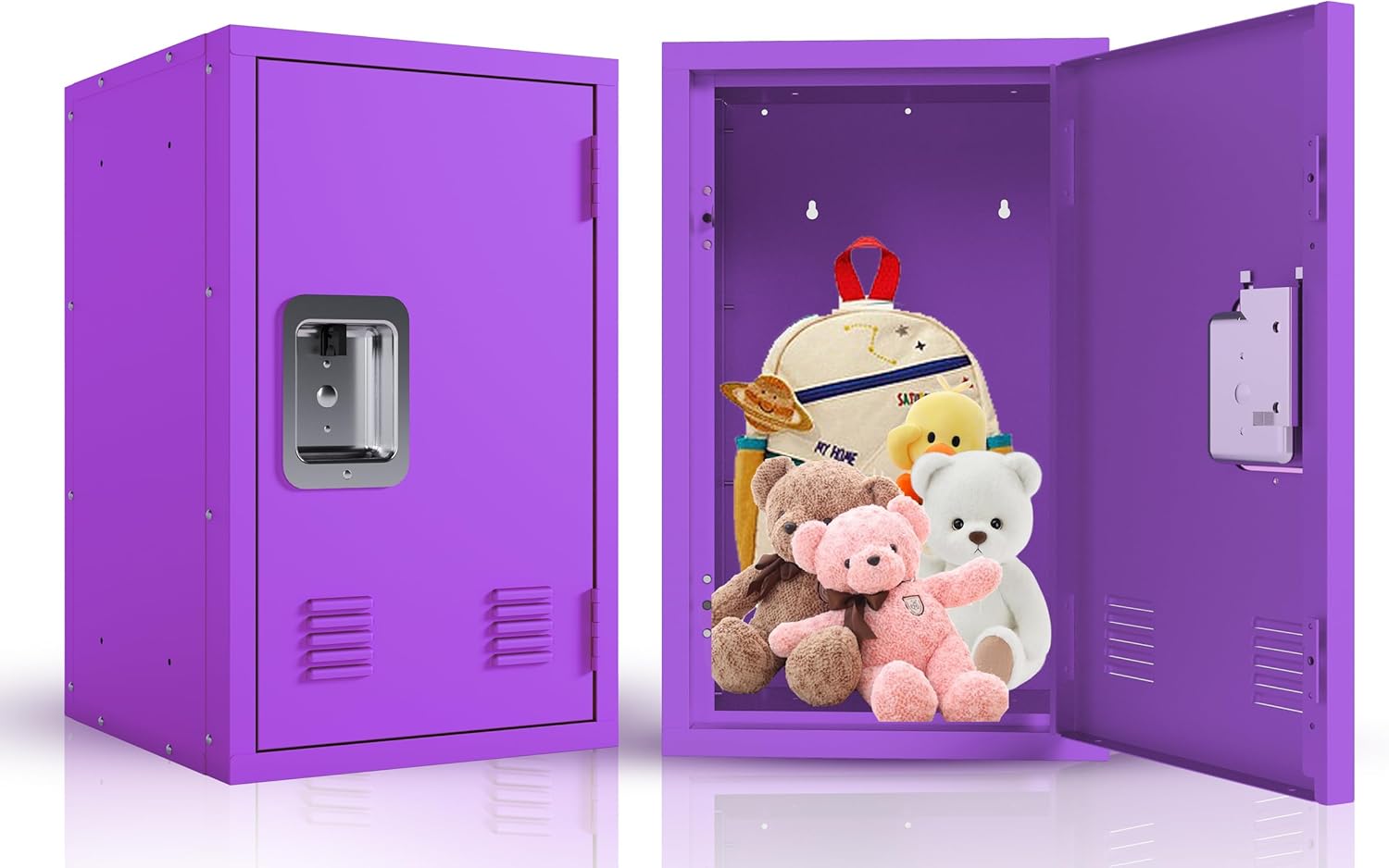 Amazon.com: Campfun Locker Storage Cabinet, Metal Storage Cabinet 24" H ...