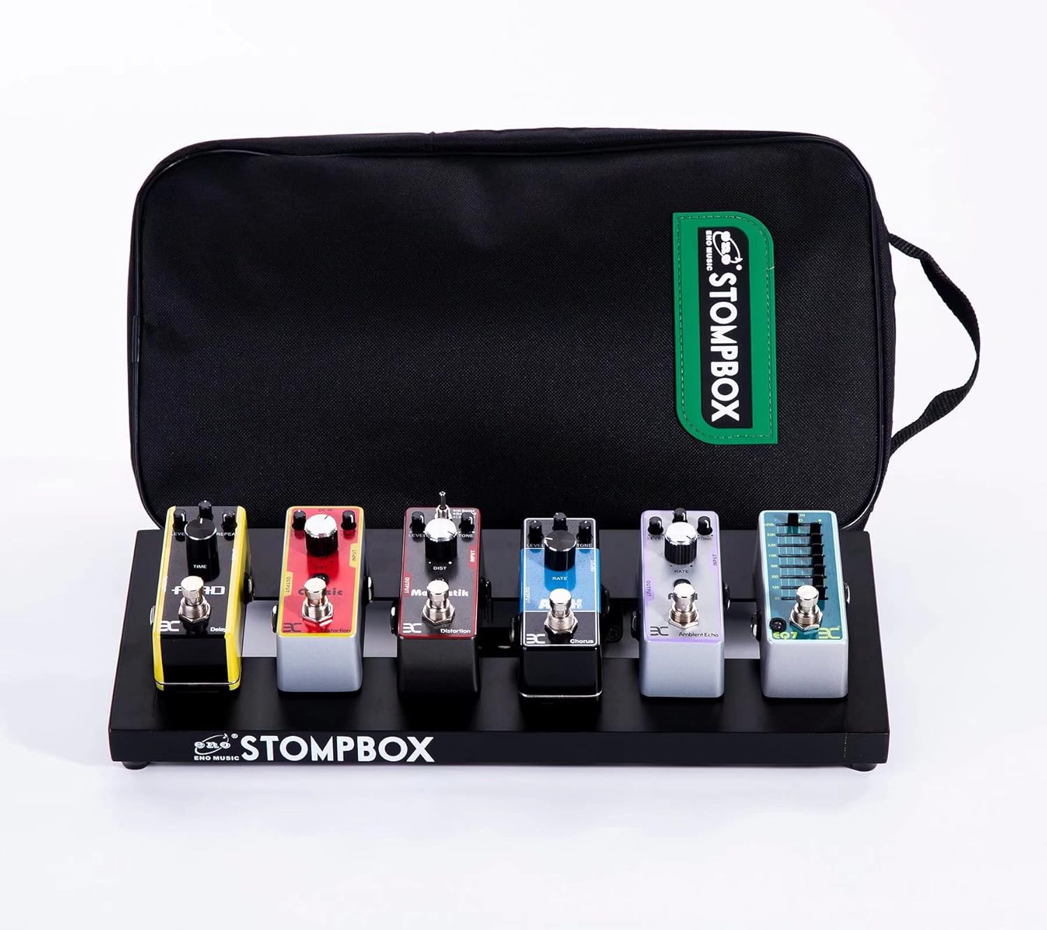 Amazon.com: ENO MUSIC Stompbox Portable Aluminum Alloy Guitar Effects ...