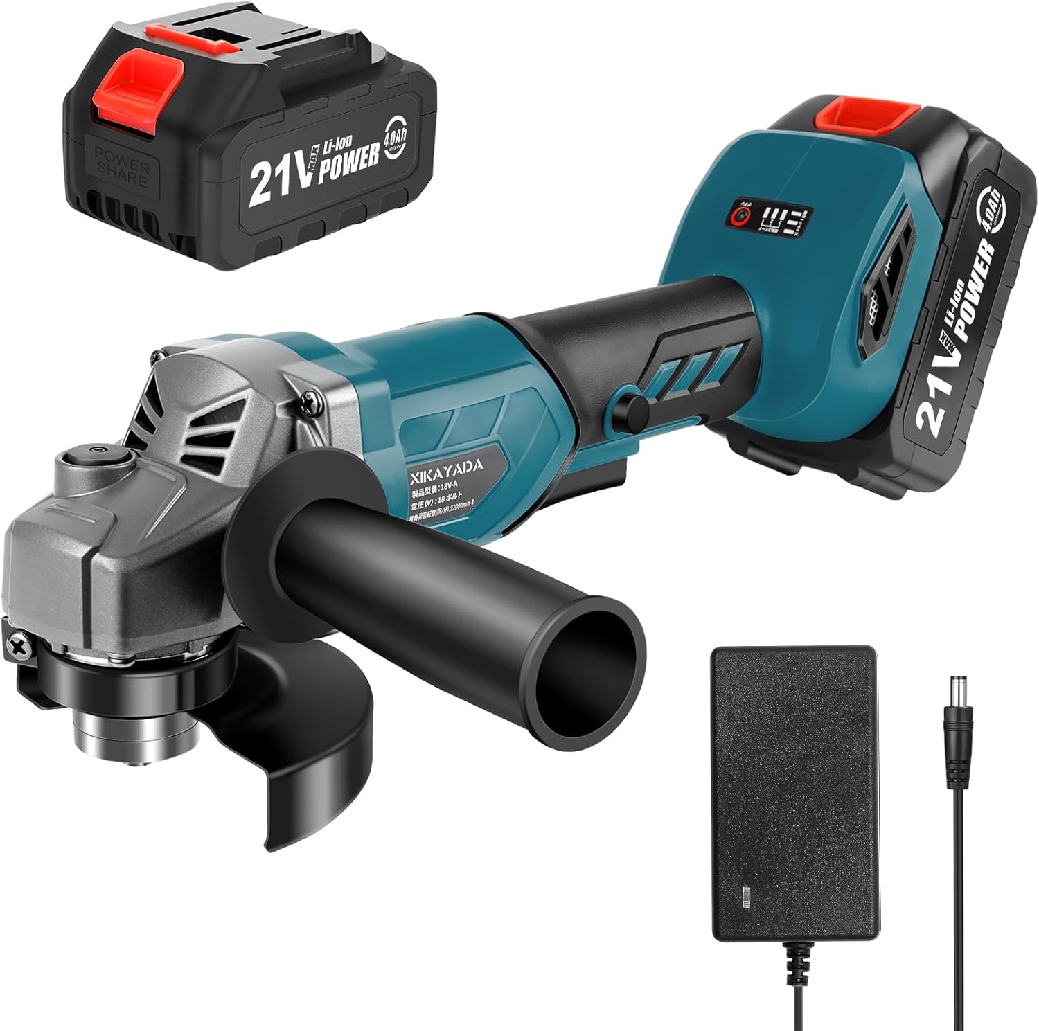 Angle Grinder, 4inch Cordless Angle Grinder, 18V/21V Grinder with ...