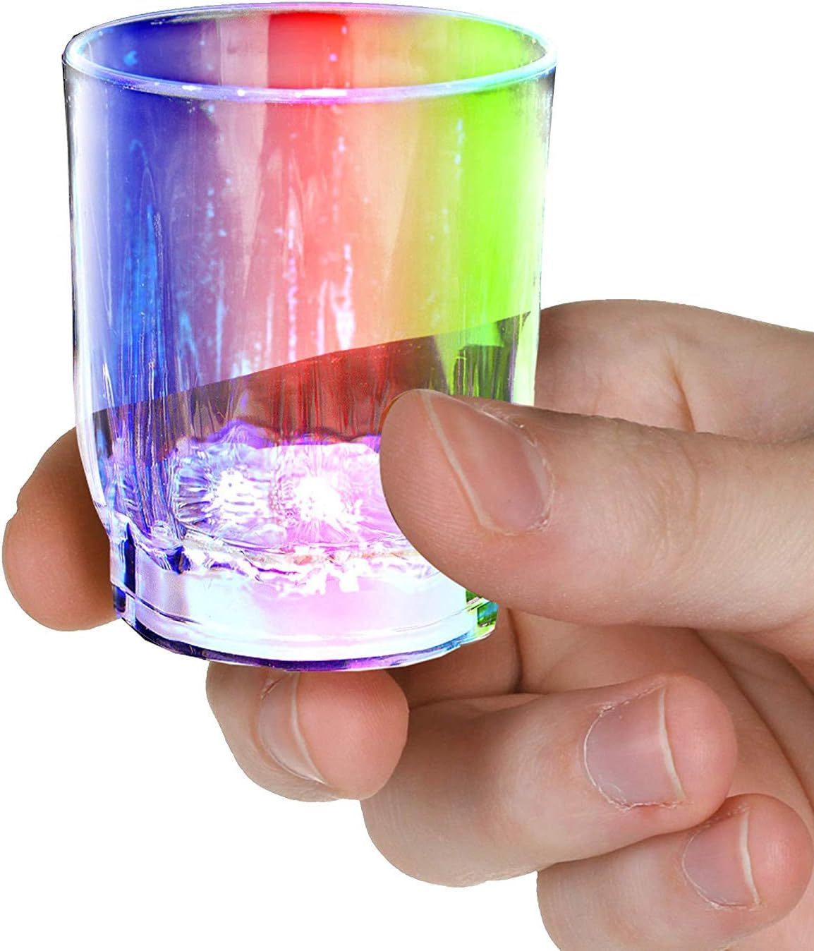 Amazon.com: Fun Central AC684 LED Light Up Shot Glass - Multicolor ...