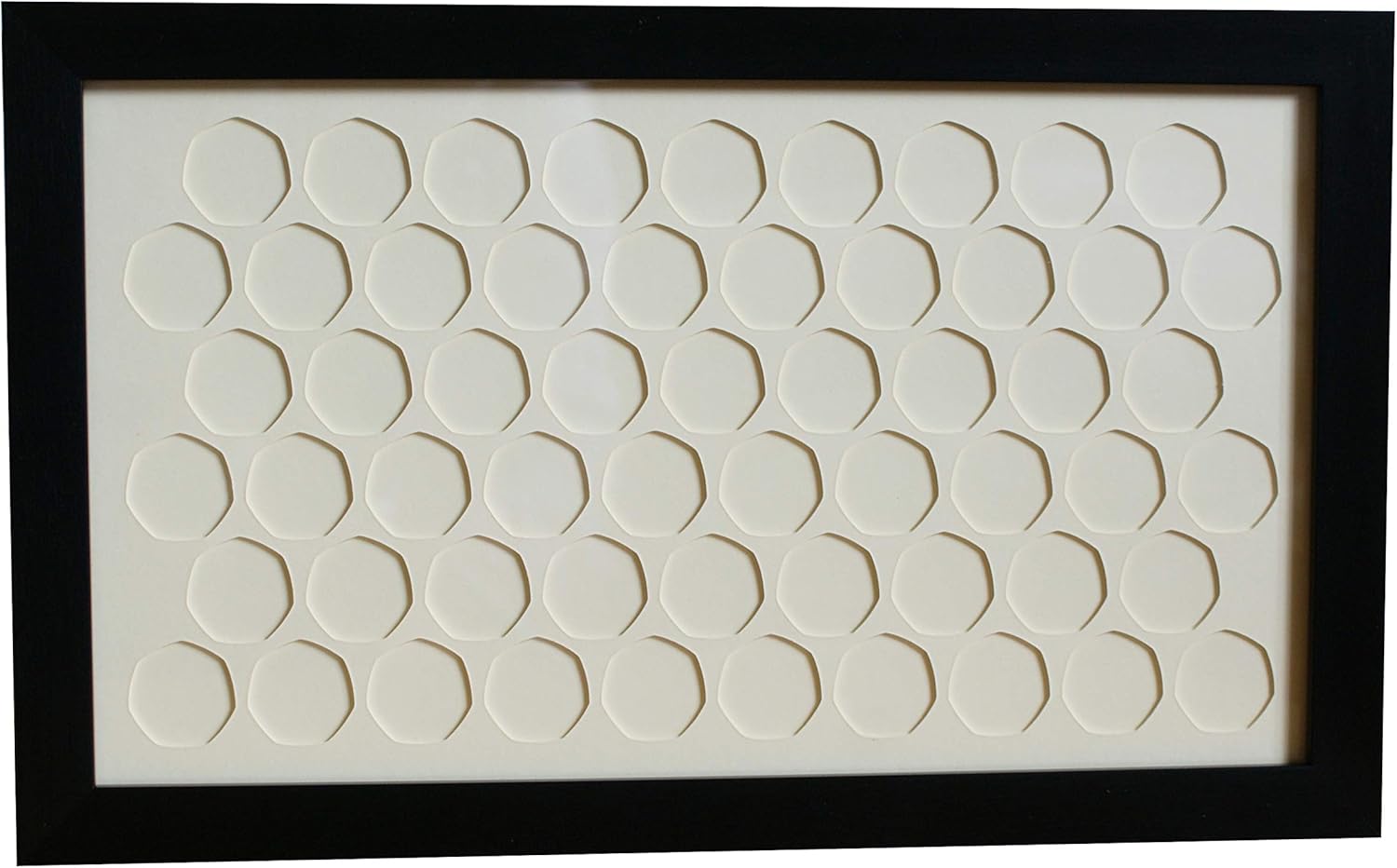 SPF Wall Hanging Display Frame for UK 50p Coins : Amazon.co.uk: Home ...