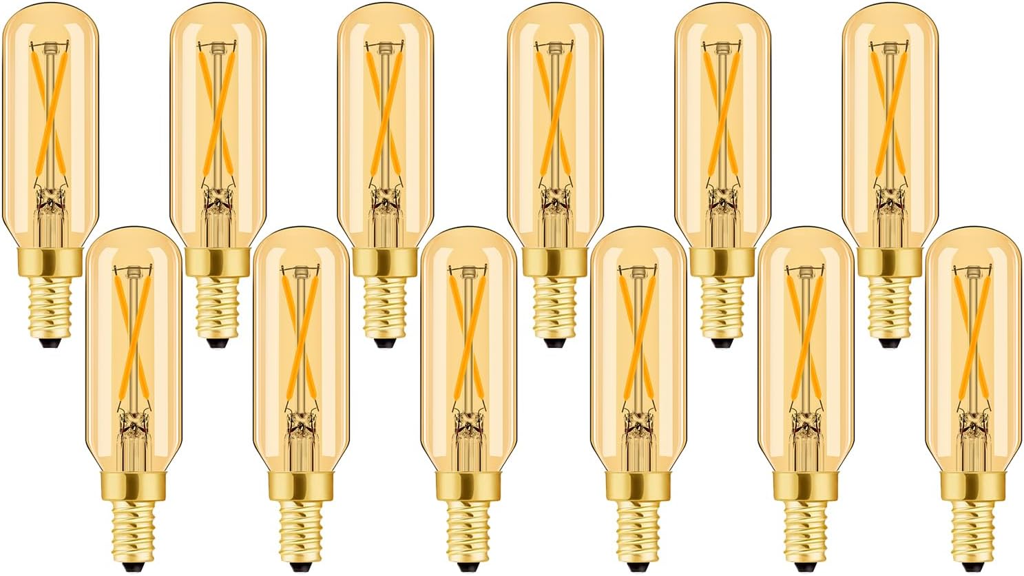 Leools E12 LED Bulb Dimmable 2W Equal 25 watt Light Bulb Warm White ...