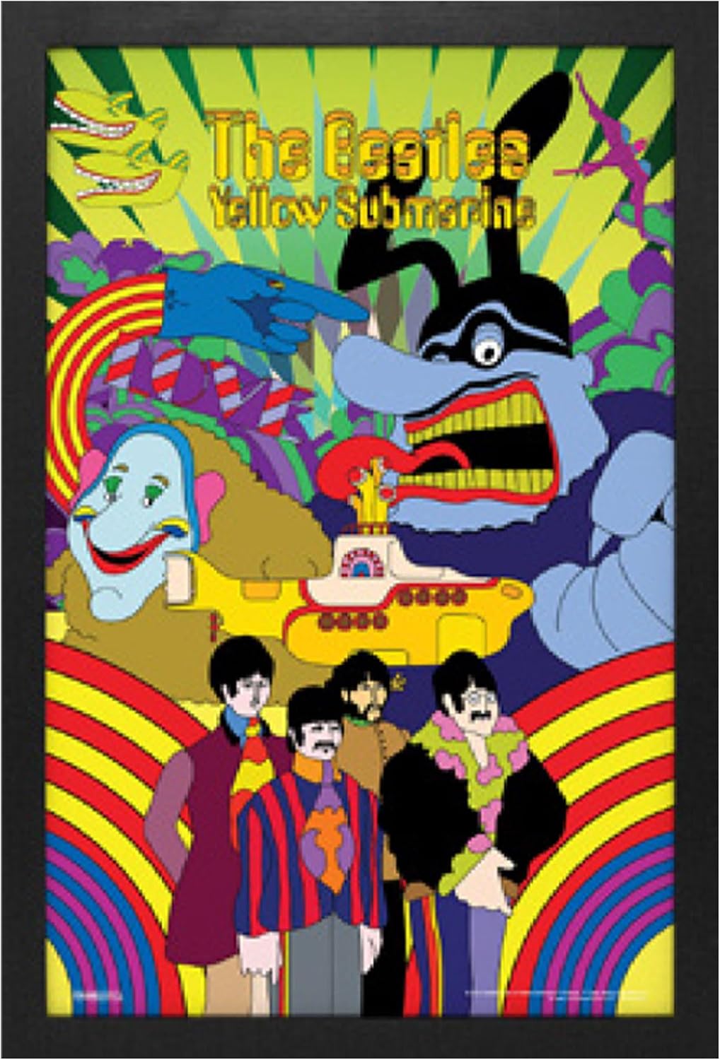 Amazon.com: Pyramid America The Beatles Yellow Submarine Collage Poster ...