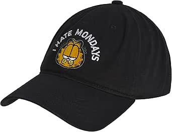 Garfield Dad Hat, Cotton Adjustable Baseball Cap with Curved Brim ...