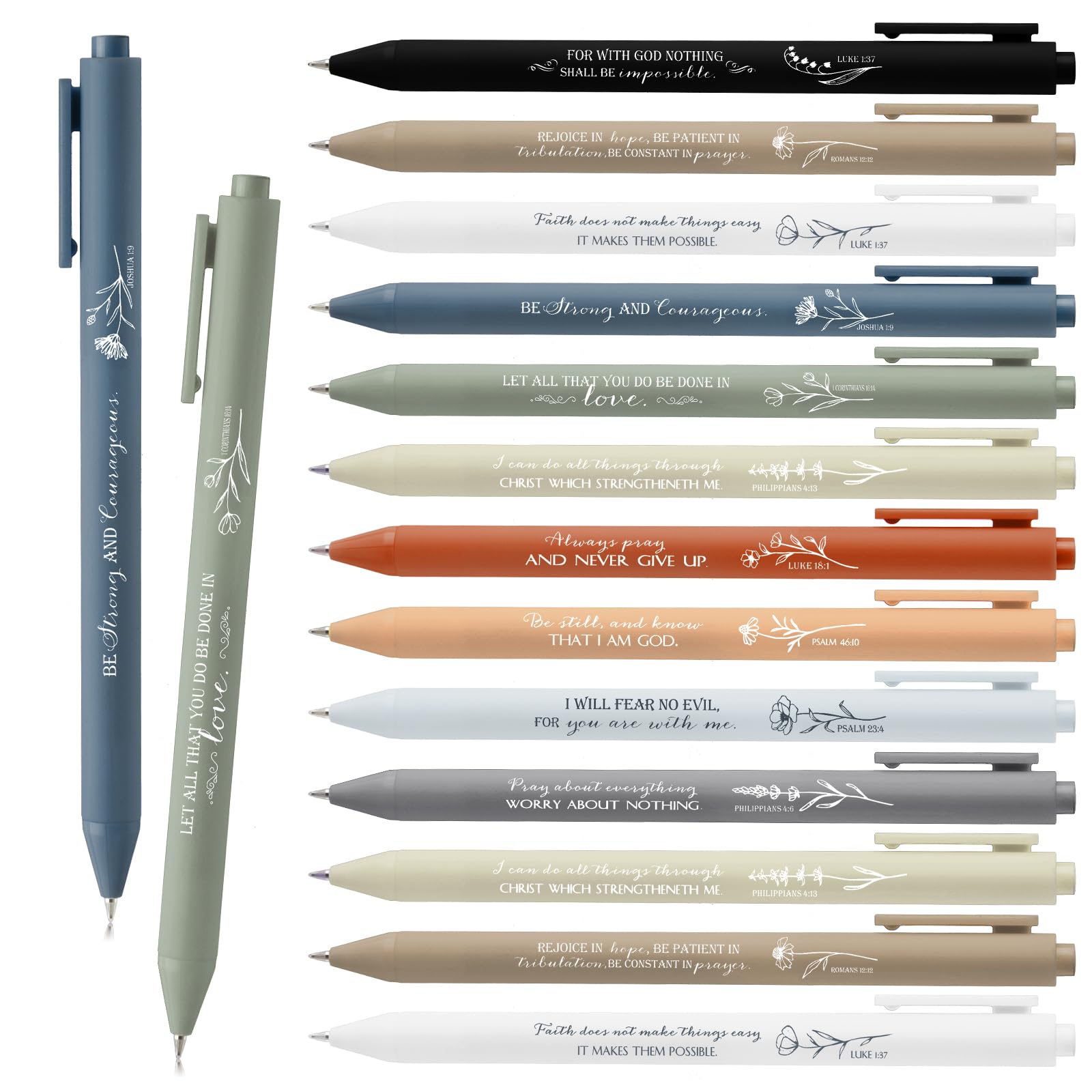 Amazon.com : Sayglossy 30 Pcs Christian Gifts Pen Bulk for Women Men ...