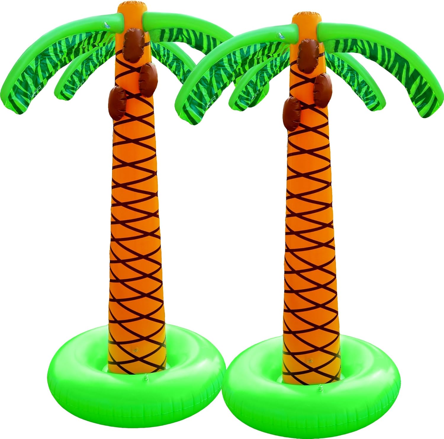 Amazon.com: Cagemoga 2 Pack 59 Inch Giant Inflatable Palm Trees Jumbo ...
