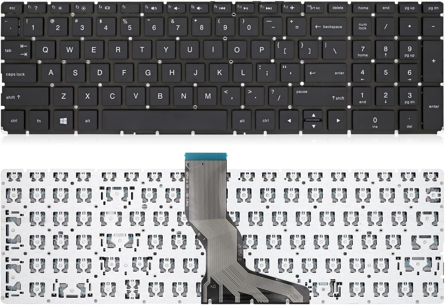 Replacement Keyboard for HP Pavilion 15-CC 15-CB 15-CS 15-CK 15-CH 15 ...