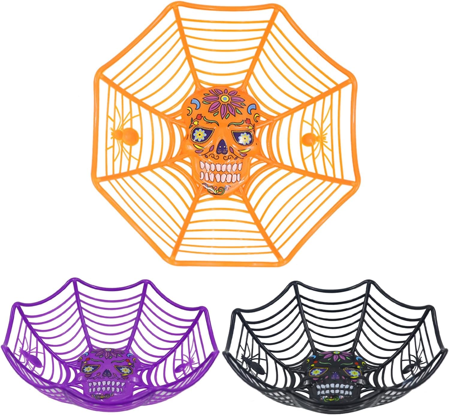 Amazon.com | Spiderweb Serving Bowl for Halloween Candy: Halloween ...