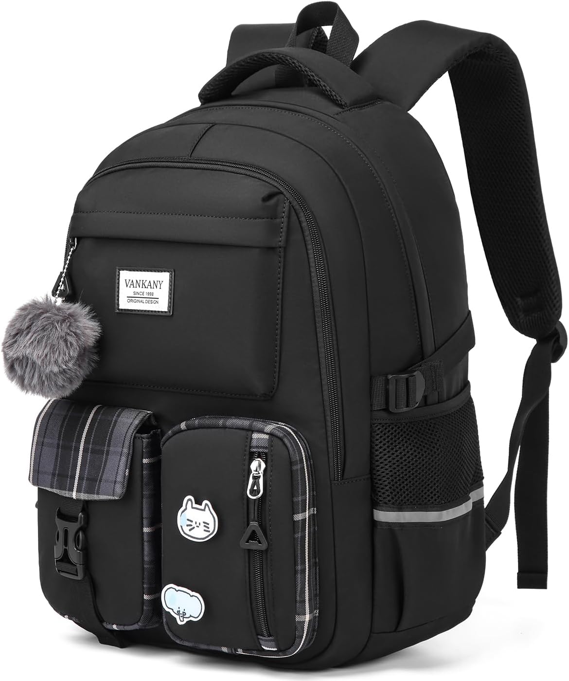 Amazon.com: VANKANY School Backpack for Teen Girls, Big Student Laptop ...