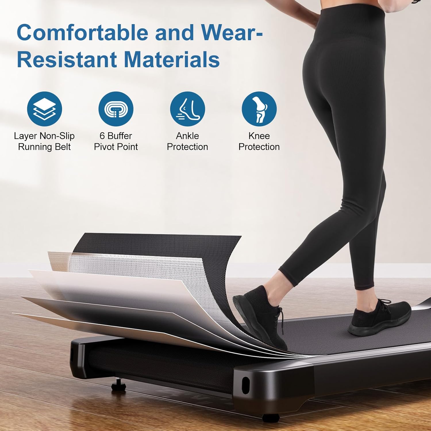 DeerRun Walking Pad -2024 Upgraded, 2.5HP Under Desk Philippines | Ubuy