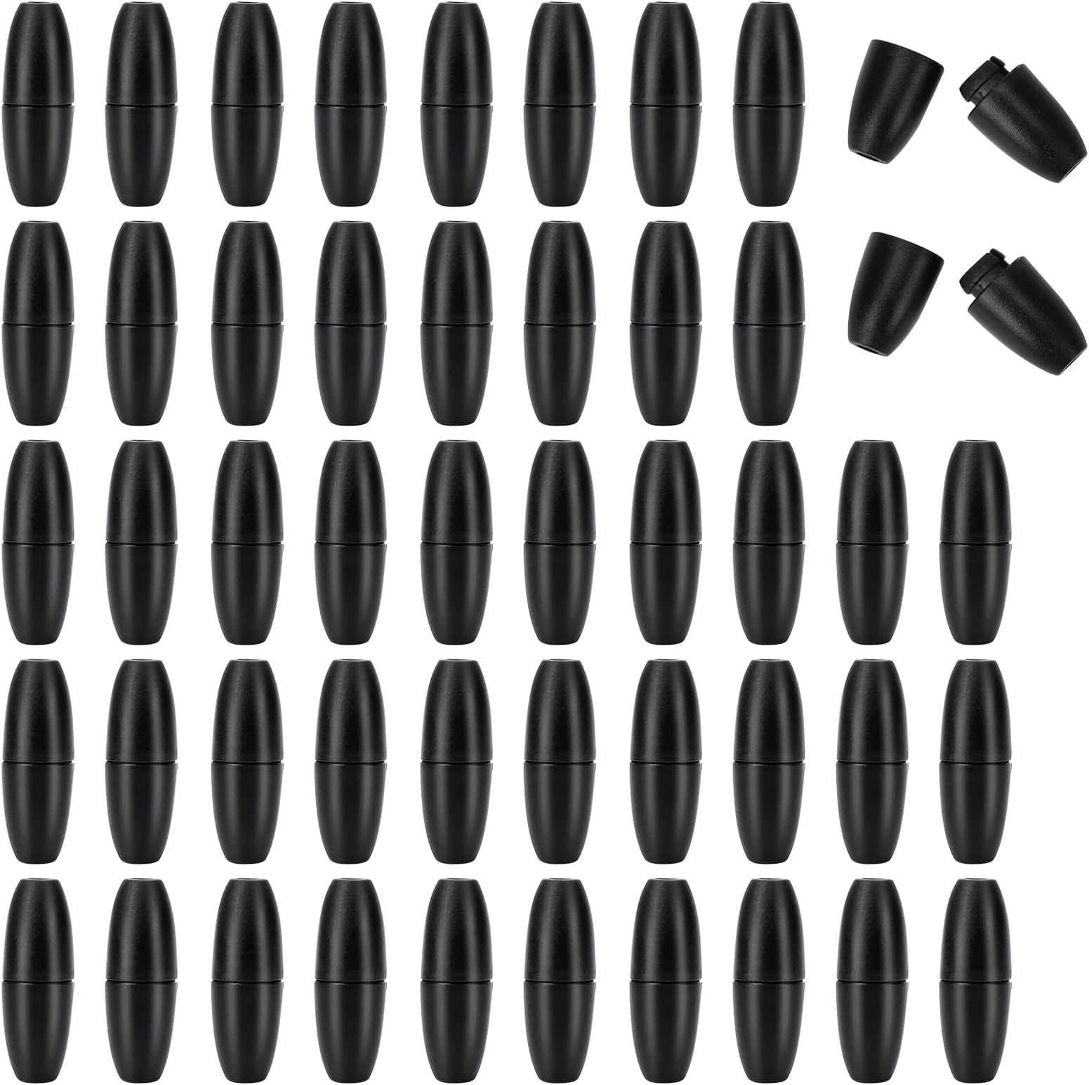 KEEJEA 50sets Plastic Buckles Lanyard Safety Breakaway Pop Barrel ...